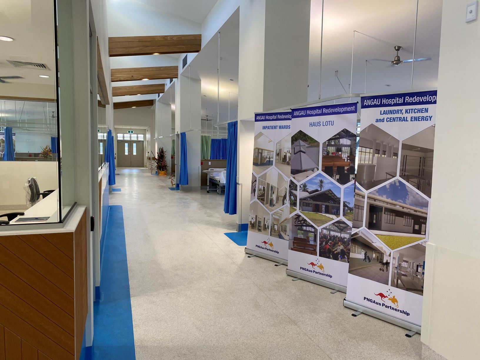 Australian High Commissioner opens new tuberculosis ward at ANGAU hospital