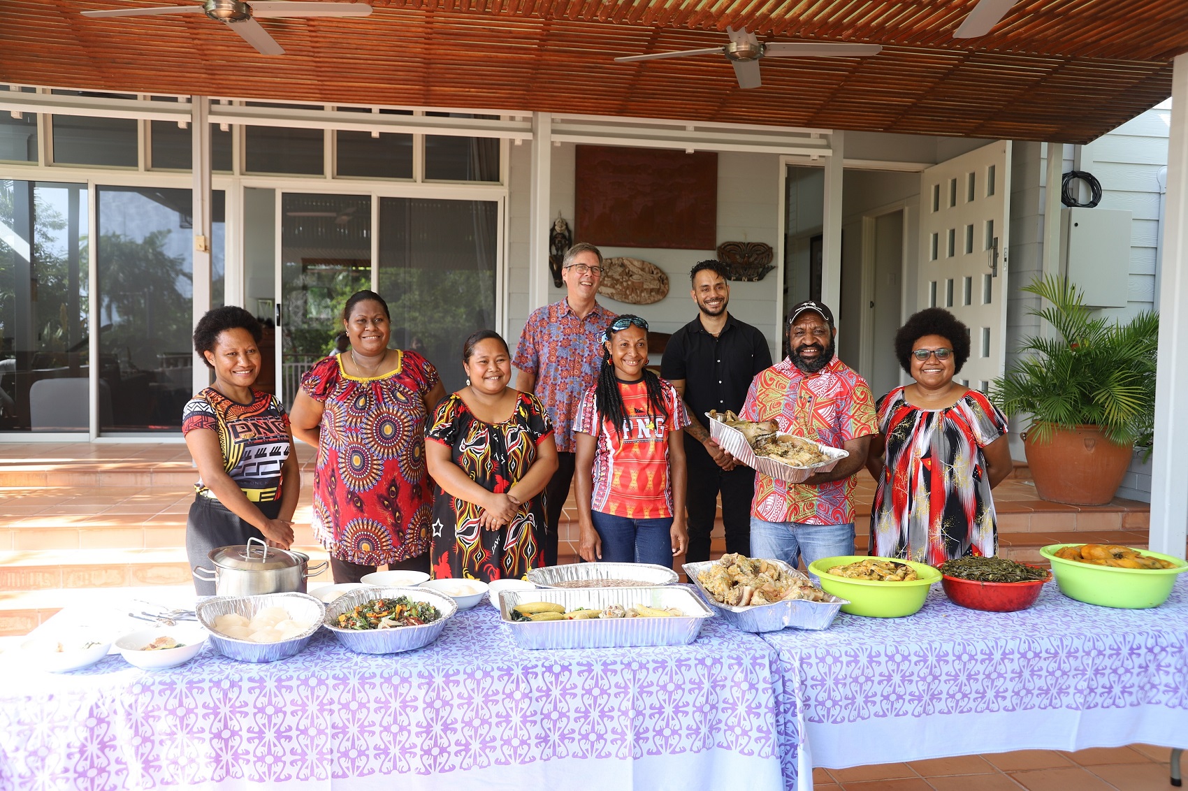 Chef Julz Henao joins the Australian High Commission team to prepare ...