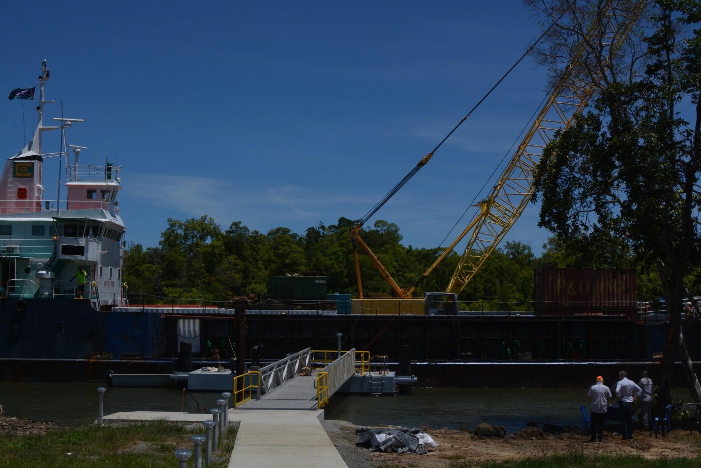 New jetty for Mabudawan community improves access to health care services